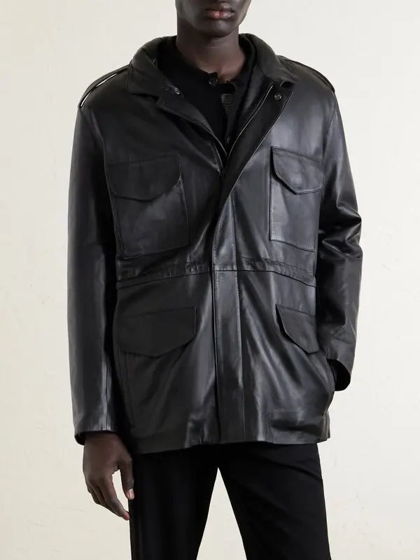 NILI LOTAN Liri Leather Jacket