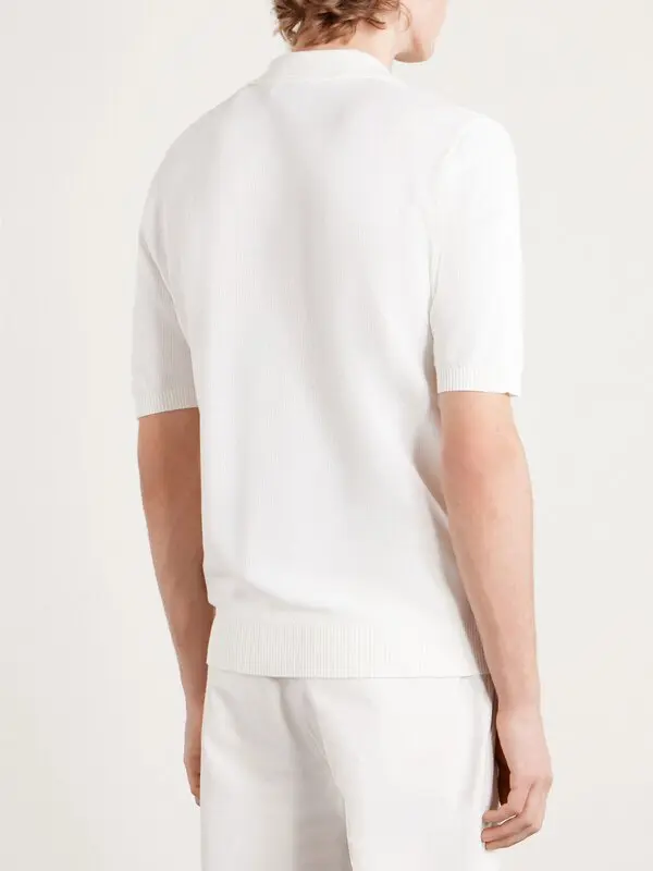 Eleventy Cotton Polo Shirt - White