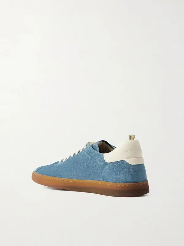 Officine Creative Gimnasio 001 Suede Sneakers - Blue