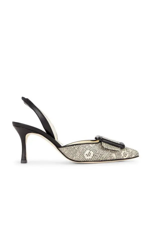 Manolo Blahnik Mayslibi 70 Pumps - Black