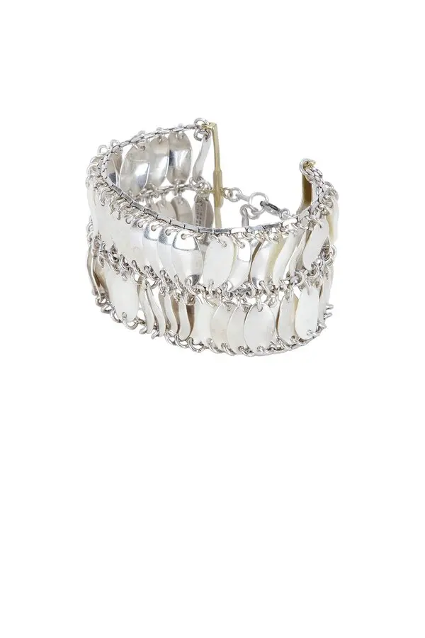 Isabel Marant Large Metallic Bracelet - Silver & Dore