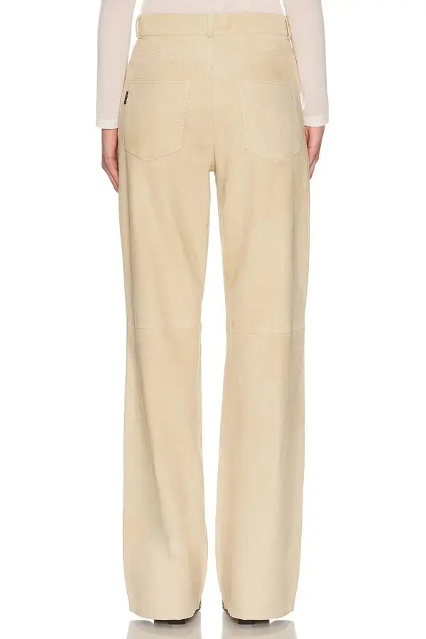 HAIKURE Korea Suede Pant - Beige