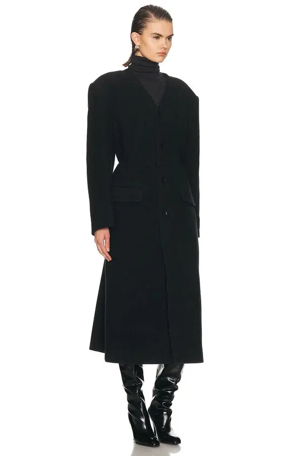Alexander Wang Collarless Elasticated Waist Coat