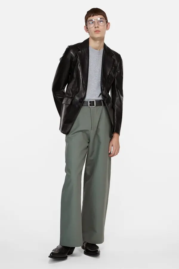 Acne Studios Leather Suit Jacket