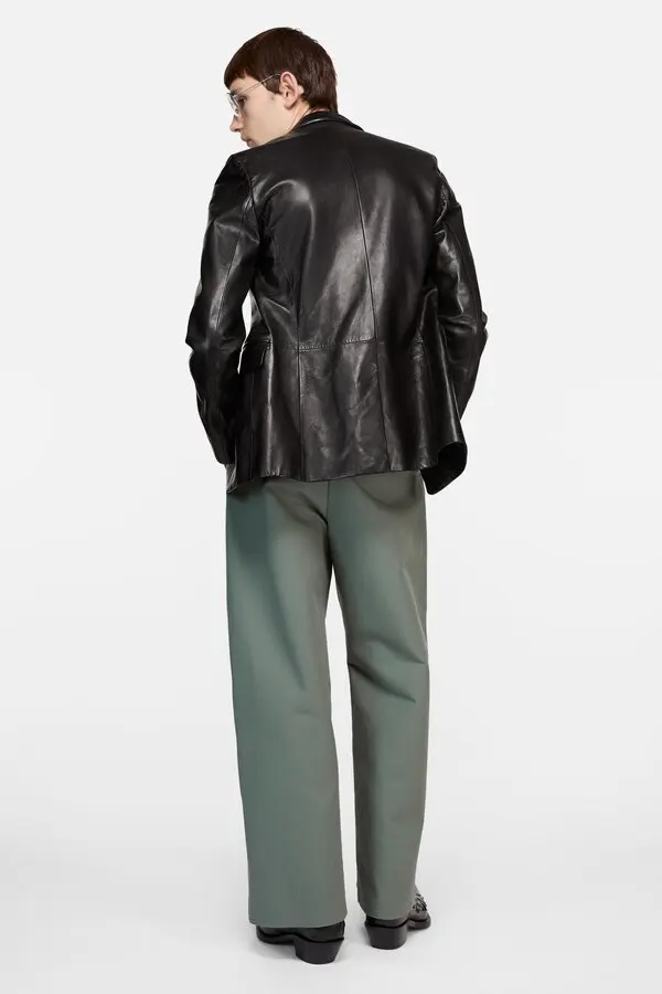 Acne Studios Leather Suit Jacket
