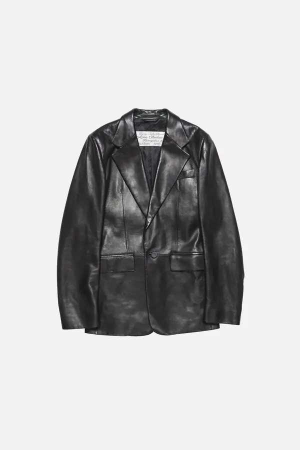 Acne Studios Leather Suit Jacket
