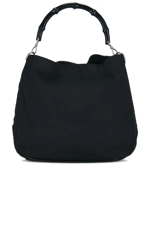 Gucci Bamboo Hobo Bag - Black