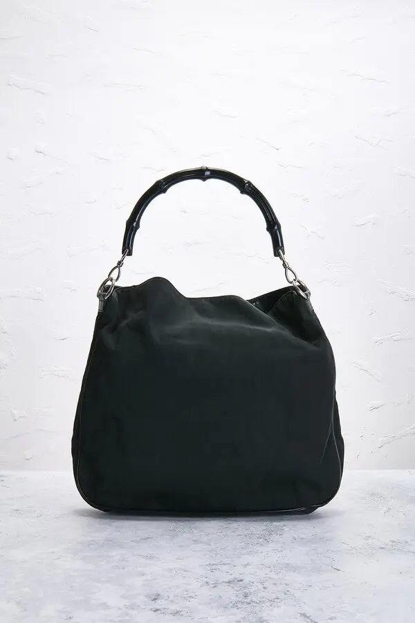 Gucci Bamboo Hobo Bag - Black