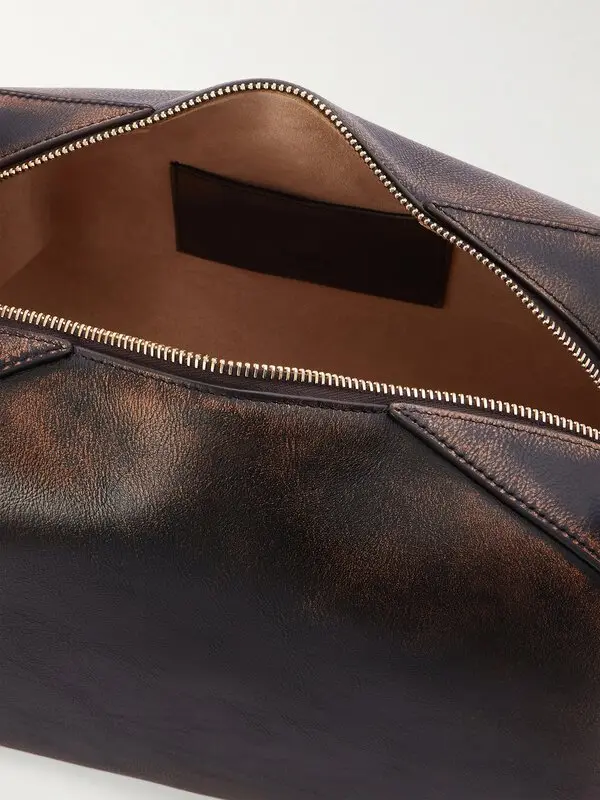 Alaïa Le Bulldog Leather Shoulder Bag - Brown