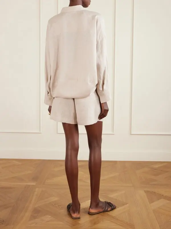 Brunello Cucinelli Linen Blouse - Neutrals