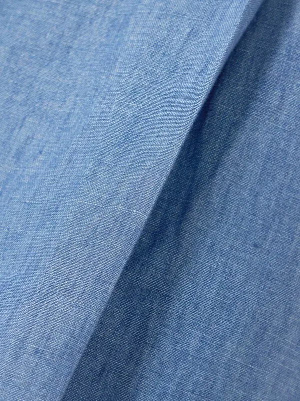 RÓHE Linen Wide-leg Trousers - Blue