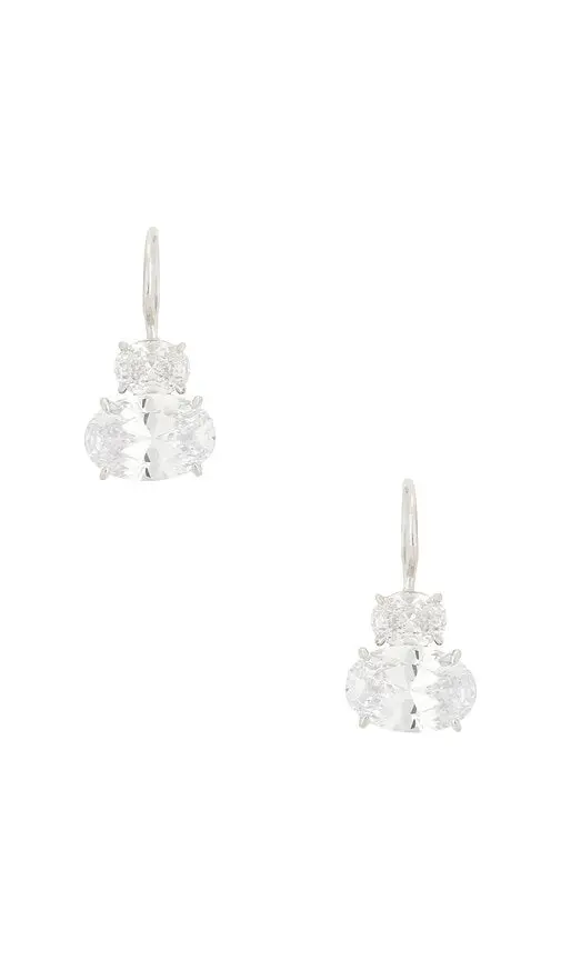 Shashi Esme Earrings - Silver