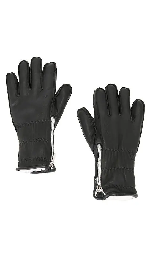 MY SUNDAY SKI Wanderlust Shearling Ski Gloves - Black
