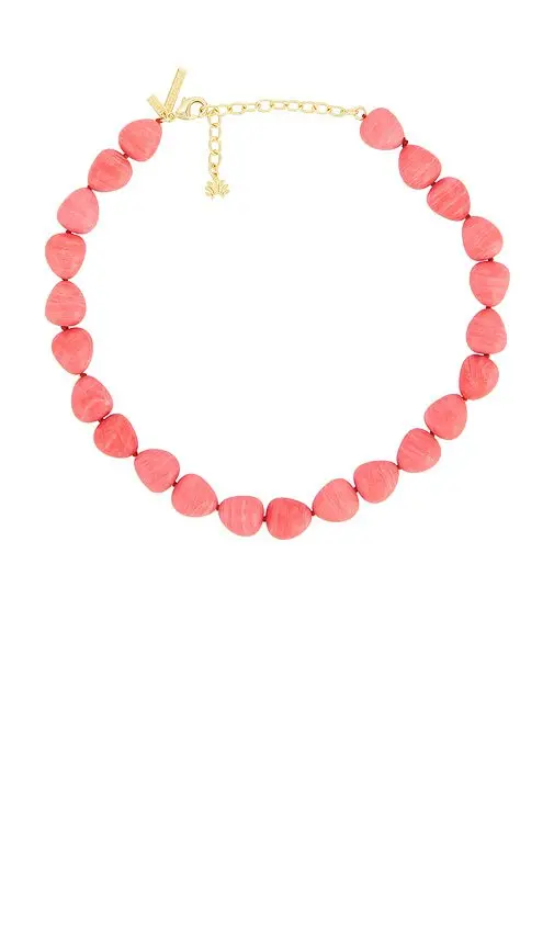 Lele Sadoughi Baroque Collar Necklace - Coral
