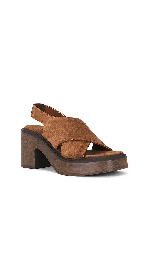 Free People Cora Platform Clog - Brown