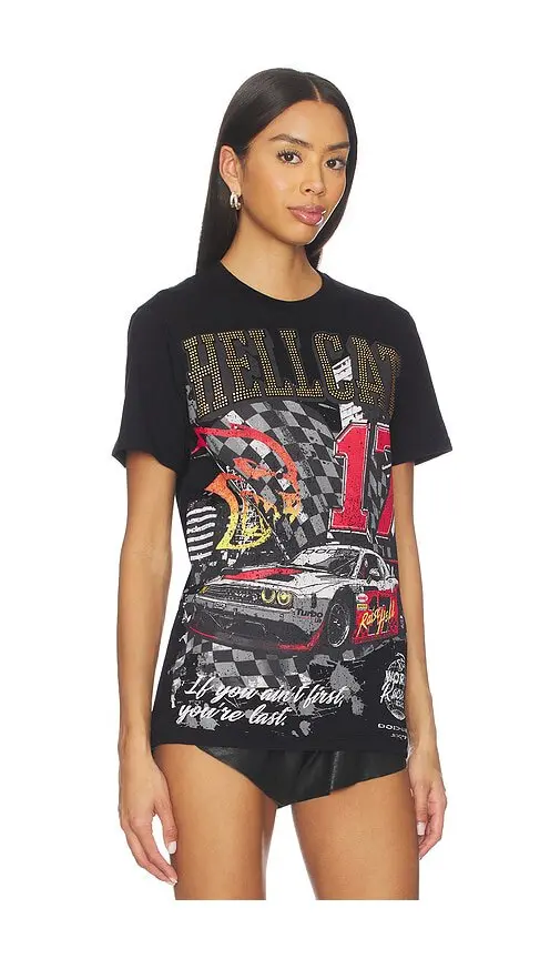 REASON Dodge Hellcat Rhinestone Tee