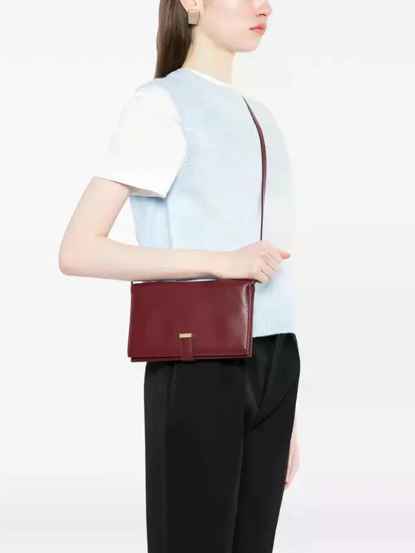 TOM FORD Clasp Cross Body Bag - Red