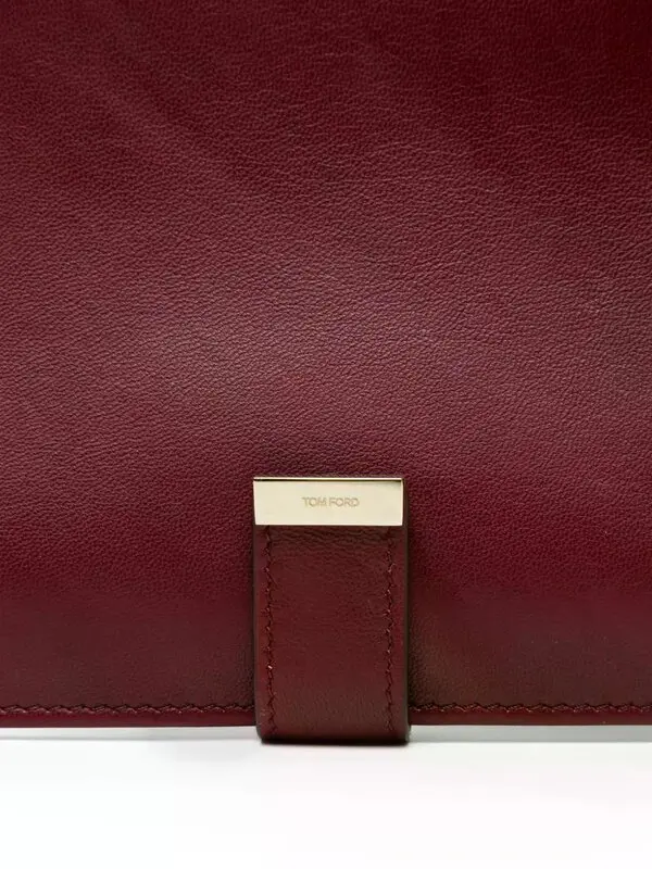 TOM FORD Clasp Cross Body Bag - Red