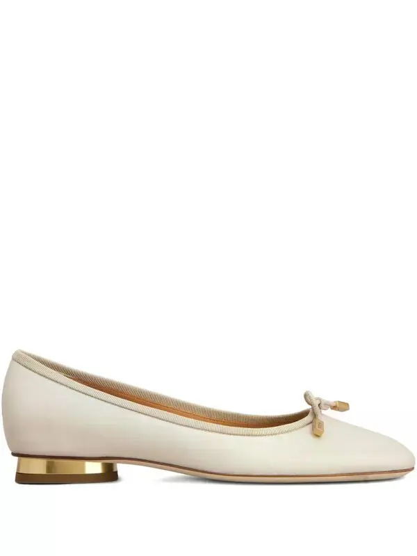 TOD'S Bow-detail Ballet Flats