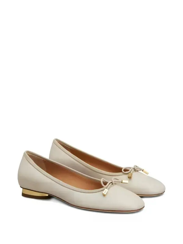TOD'S Bow-detail Ballet Flats