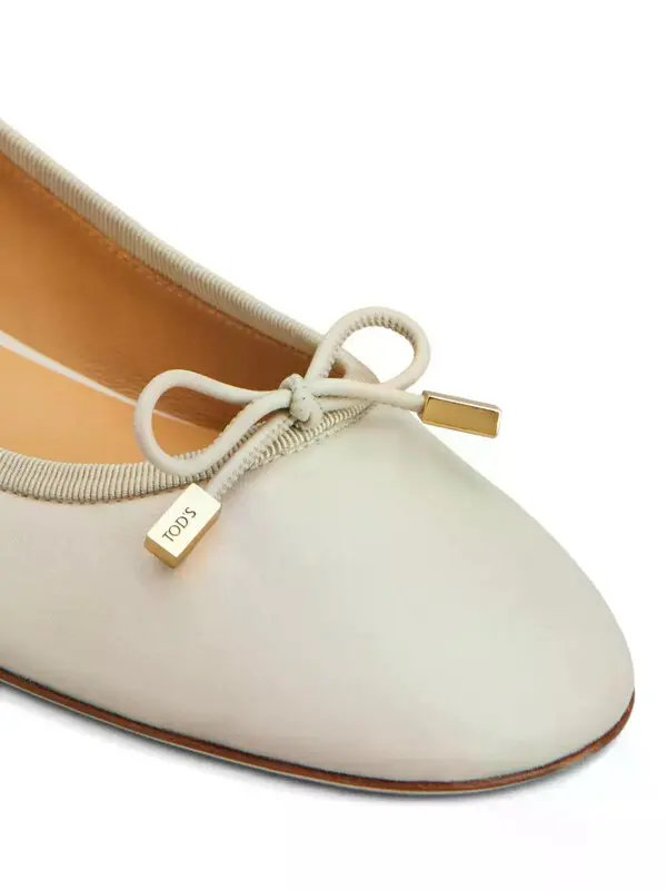 TOD'S Bow-detail Ballet Flats