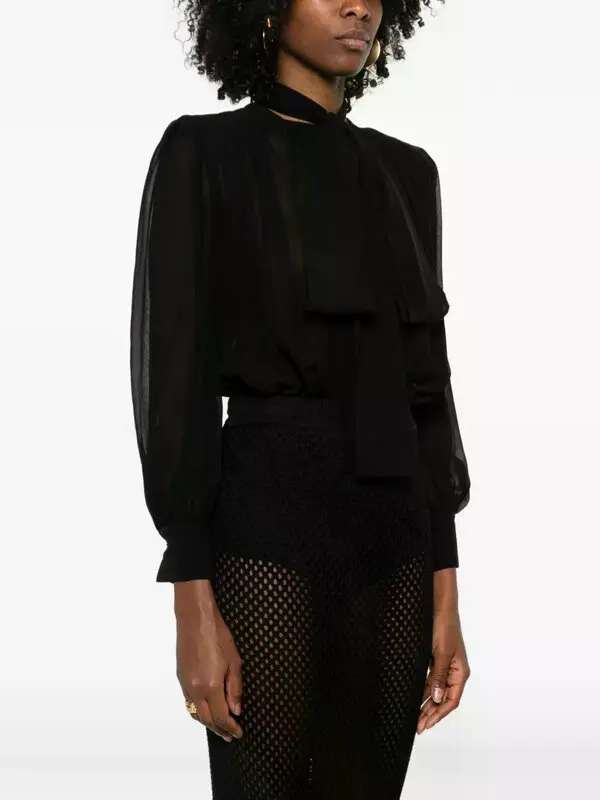 Elisabetta Franchi Tie-neck Bodysuit