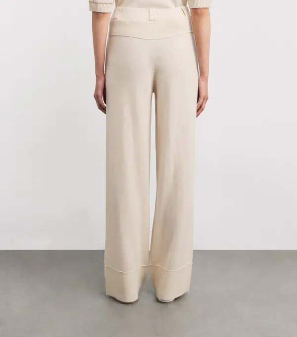 ALLUDE Wool-blend Cargo Trousers