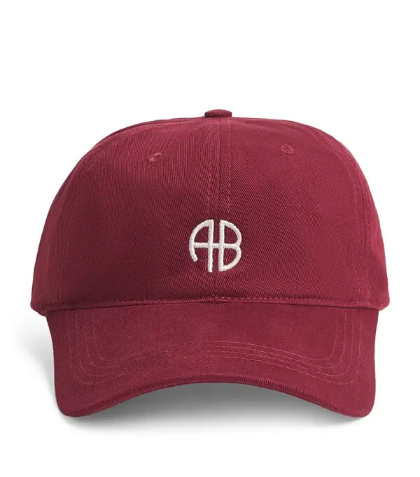 ANINE BING Jeremy Baseball Cap - Burgundy