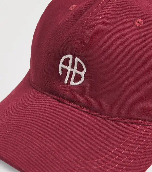ANINE BING Jeremy Baseball Cap - Burgundy