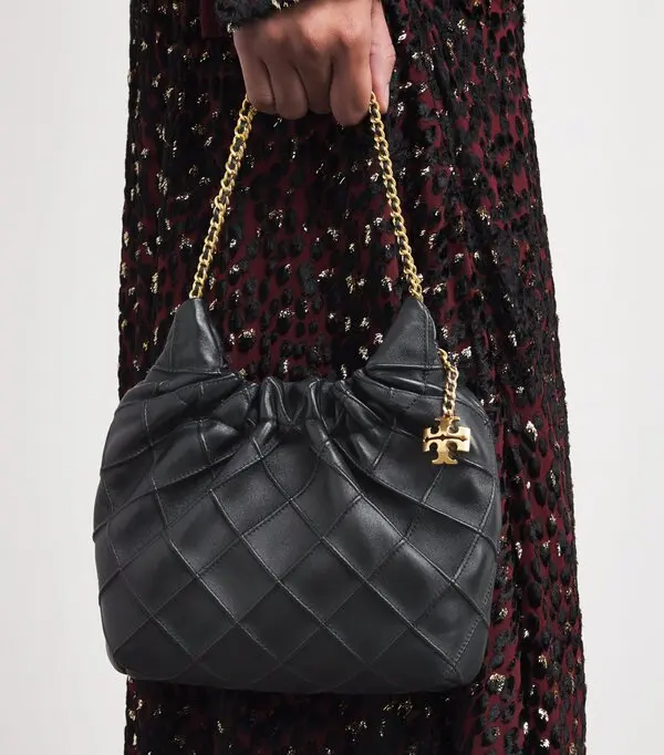 Tory Burch Mini Leather Fleming Shoulder Bag