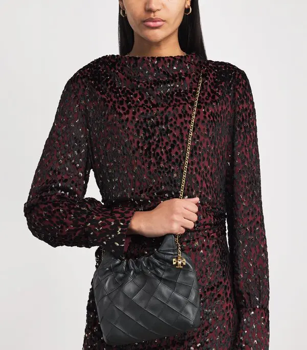 Tory Burch Mini Leather Fleming Shoulder Bag
