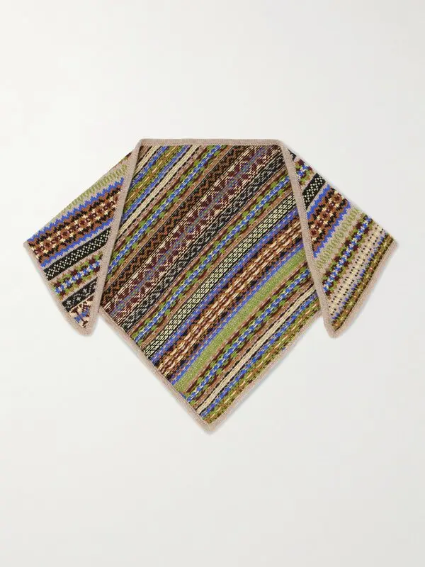 Daughter Fair Isle Cashmere Scarf - Multi