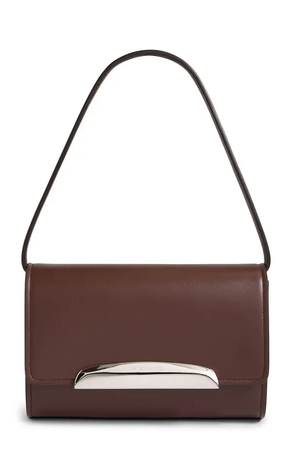 Brandon Maxwell Louise Pochette Bag - Brown