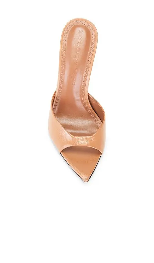 BLACK SUEDE STUDIO Brea Mule Stiletto Heel - Tan