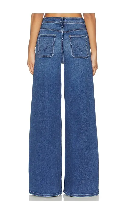 MOTHER The Drawn Undercover Prep Sneak Jeans - Blue