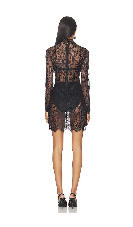 L'Agence Henrietta Lace Mini Dress