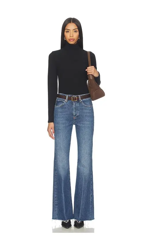 PERFECTWHITETEE Dana Sweater Jersey Turtleneck