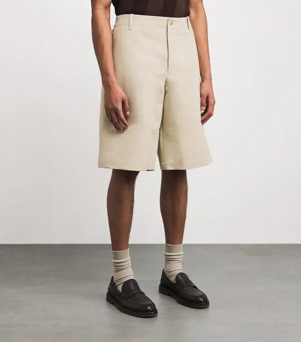 Jacquemus Cotton-blend Bermuda Shorts