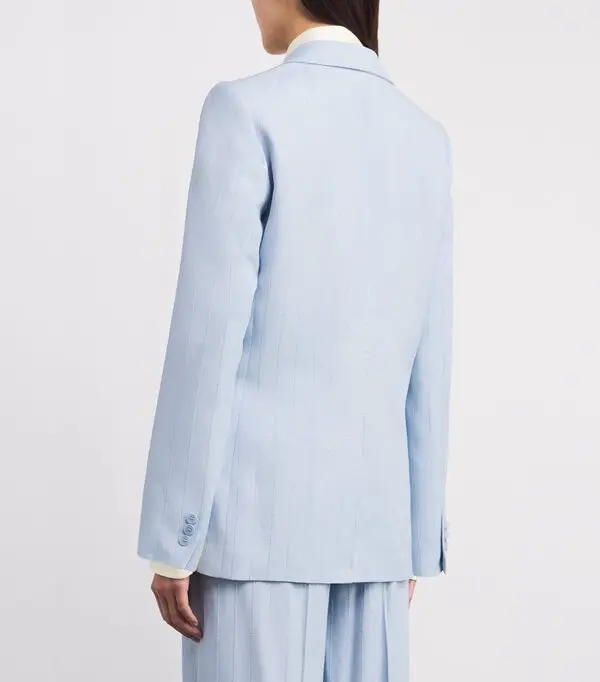 Sandro Embellished Blazer - Blue