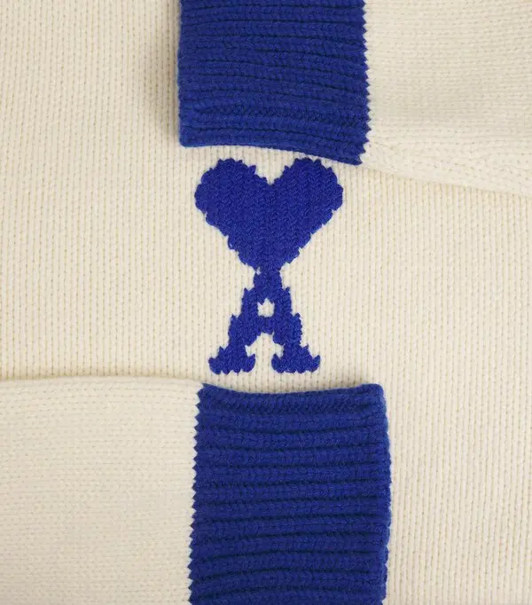 AMI Paris Wool-blend De Coeur Sweater
