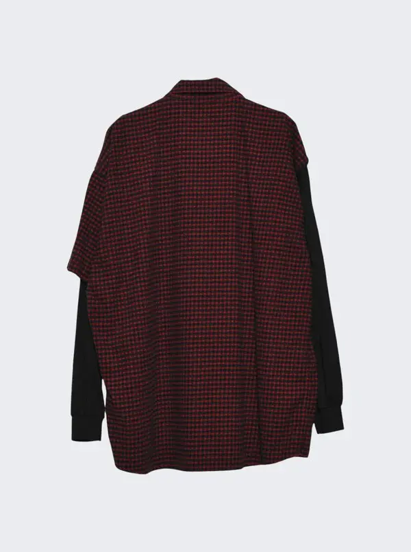 Balenciaga Patched Shirt - Red