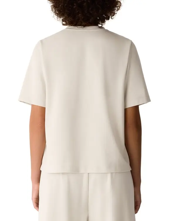 Eileen Fisher Ponte Crewneck Relaxed Tee