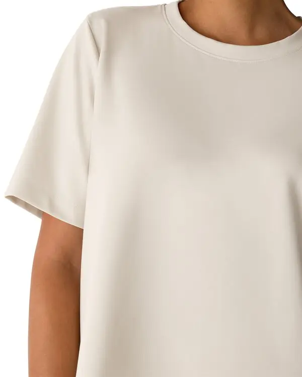 Eileen Fisher Ponte Crewneck Relaxed Tee