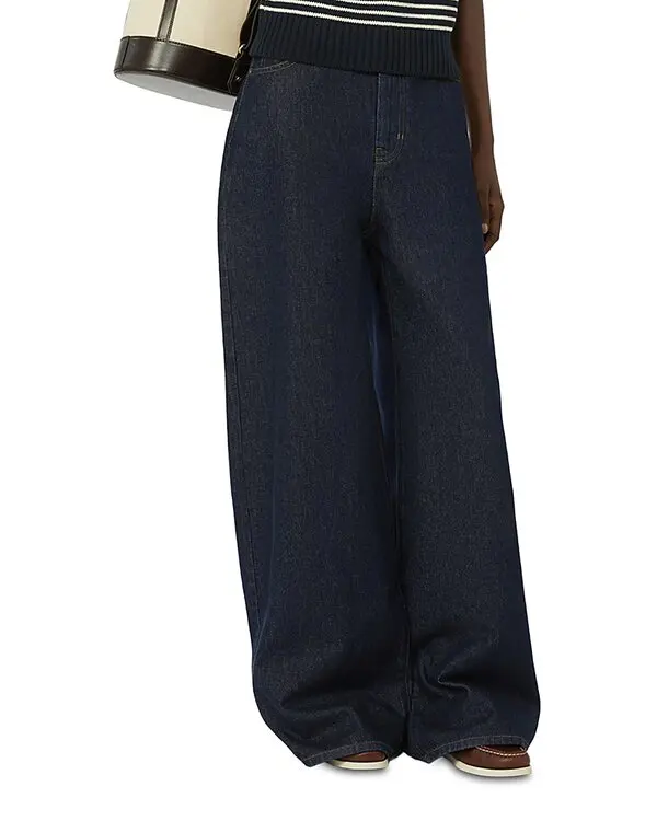 Max Mara Wkdtabella Wide Leg Denim Pants