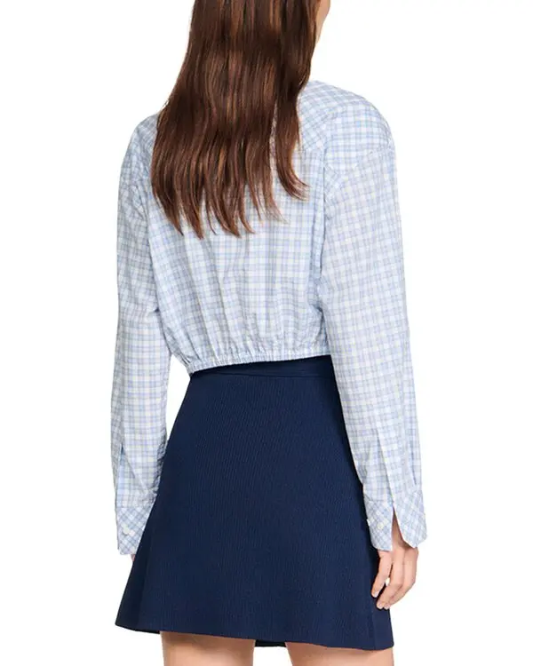 Sandro Candice Mini Skirt - Navy Blue