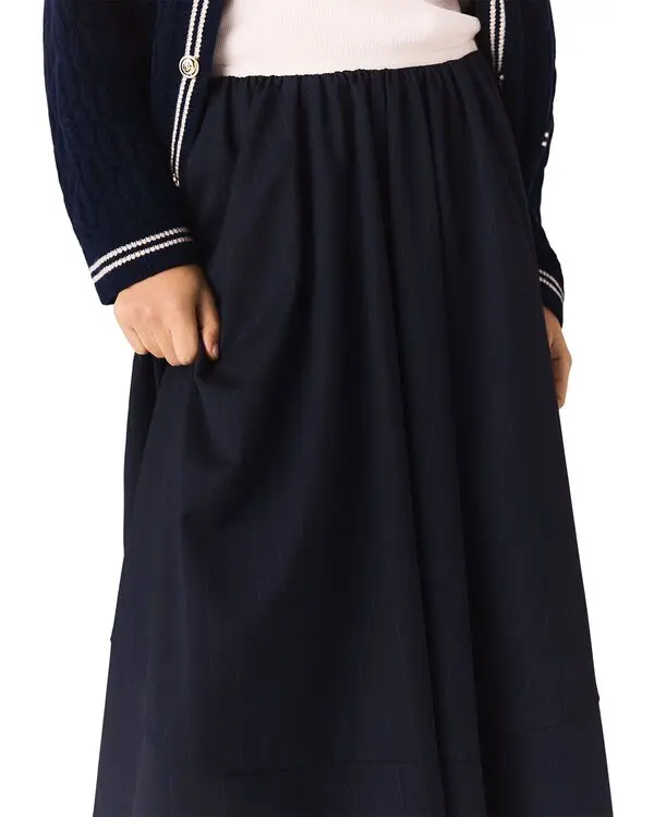Maje Jissila Tailored Midi Skirt