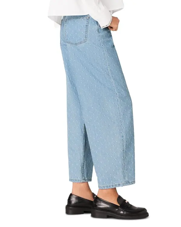 Maje Textured Balloon Jeans