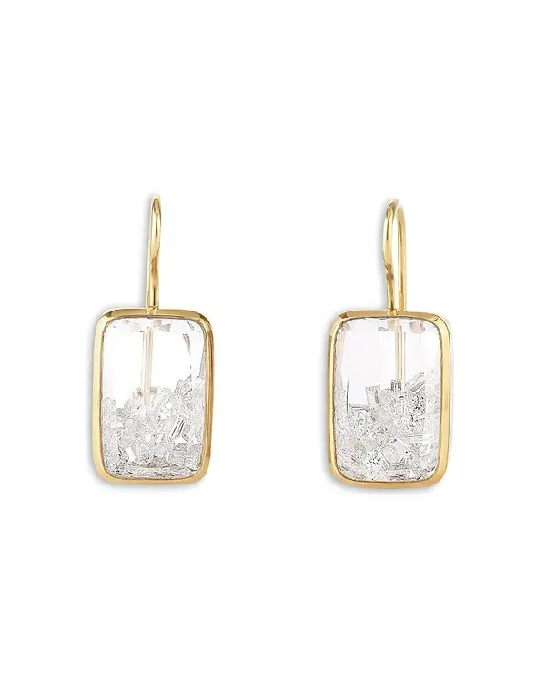 Moritz Glik 18k Yellow Diamond Ten Fourteen Petite Earrings - Gold