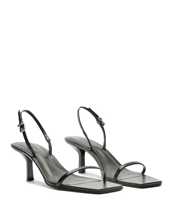 Schutz Judith Slingback Sandals - Black