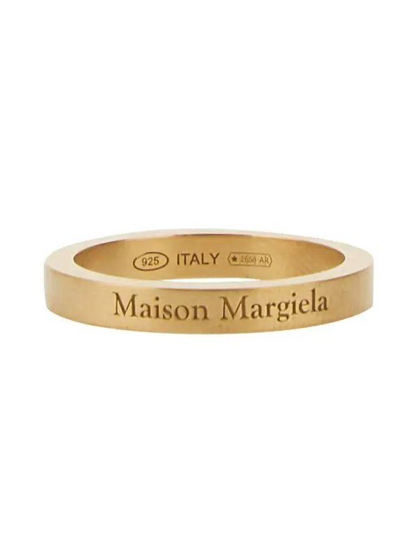 MAISON MARGIELA Logo Ring - Gold